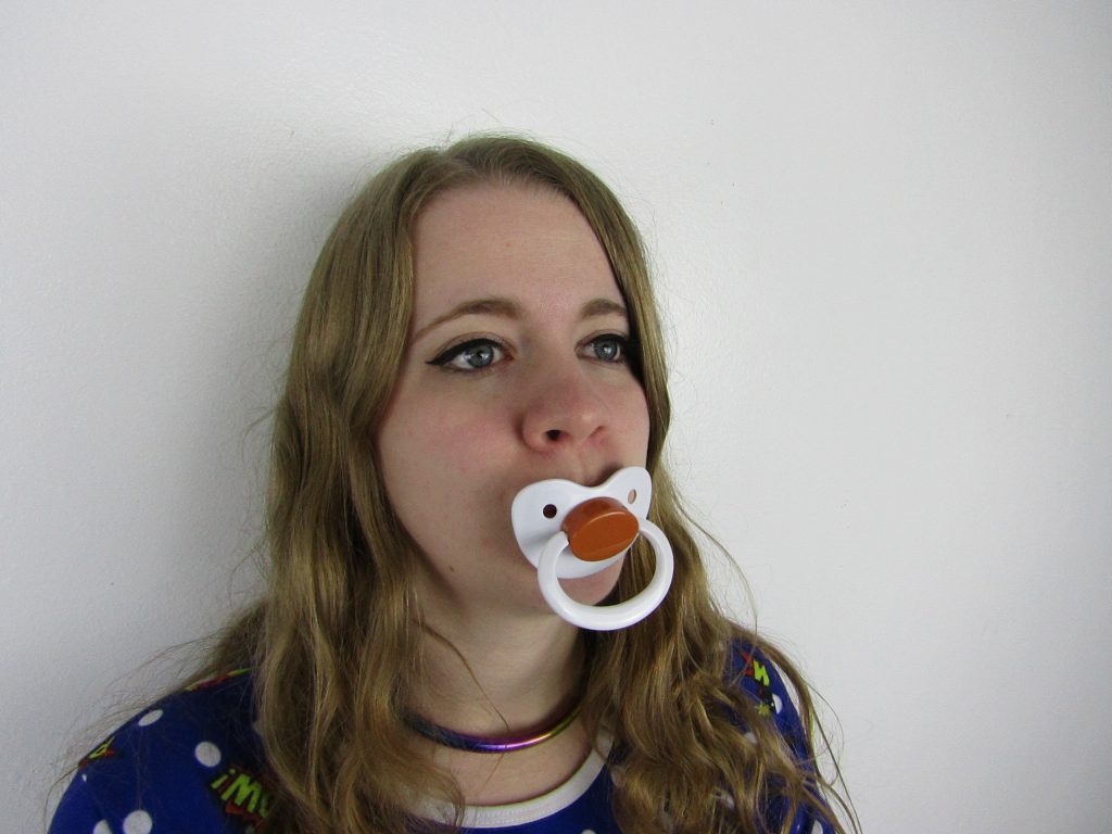 White and Chocolate pacifier