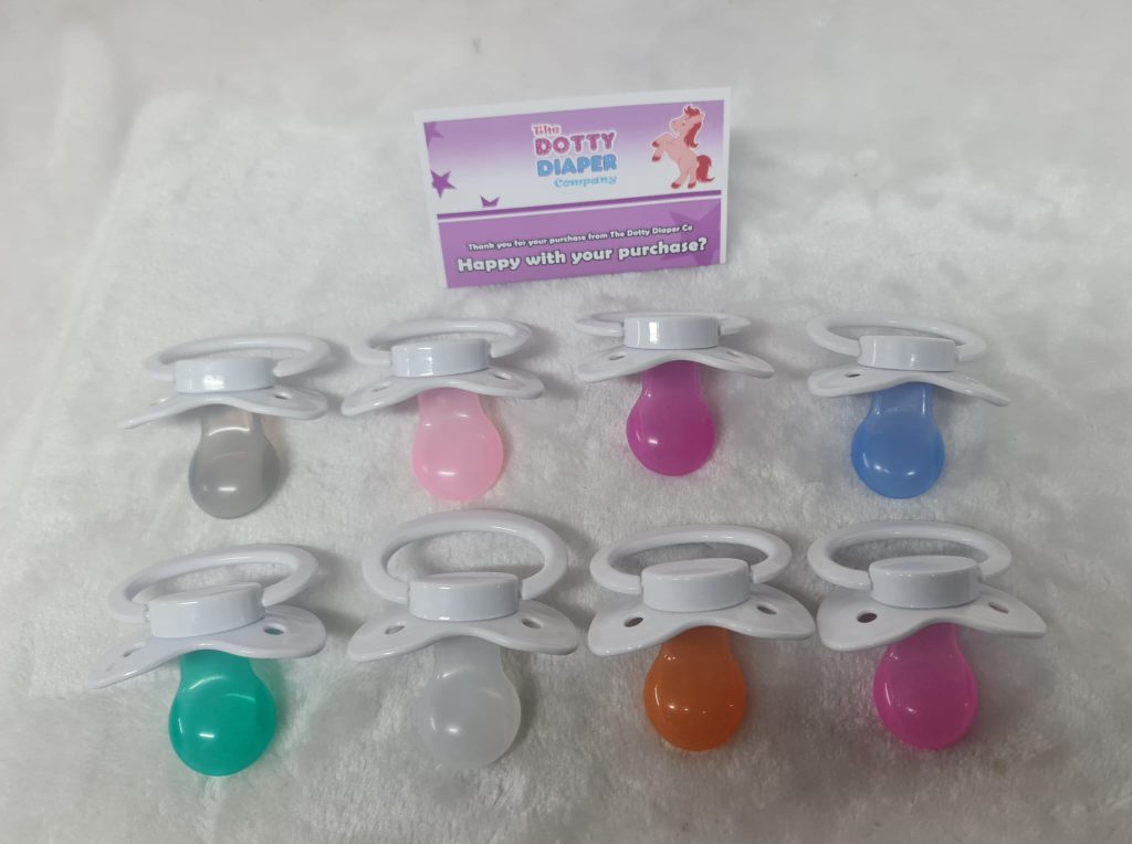 Adult Pacifier Soother coloured Teat Dummy
