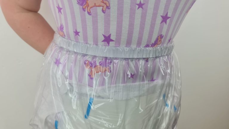 Clear thick Elastic Premium Plastic Pants